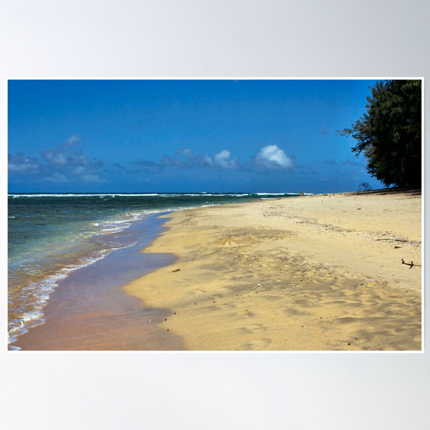 Hanakapi'Ai Beach, Kauai Poster Wall Art, Modern Wall Decor, 24x36 UNFRAMED - Walmart.com