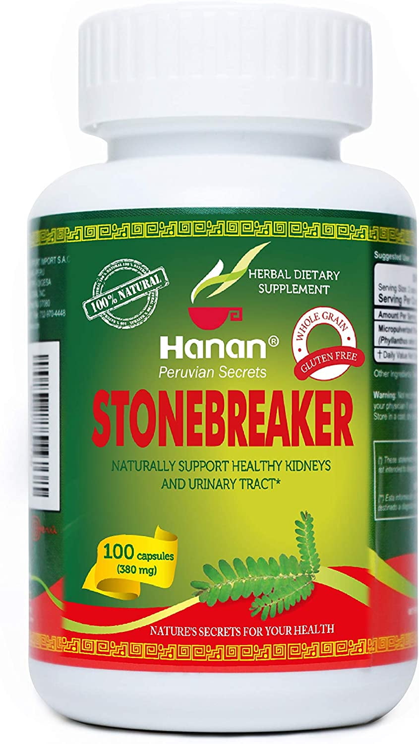 Hanan Chancapiedra Stonebreaker | 100% Natural | 100 Capsules | Aids in ...