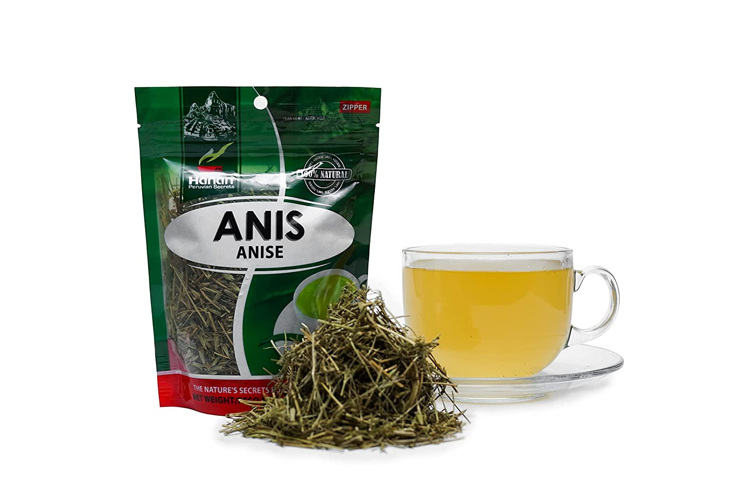 Hanan Peruvian Secrets Anis Herbal Tea | 100% Natural Anise | 1.41oz ...