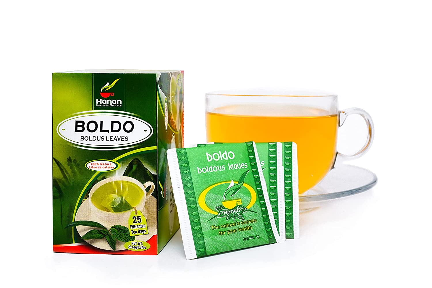 Hanan Peruvian Secrets Boldo Herbal Tea | 100% Natural Boldus | 25 Tea ...