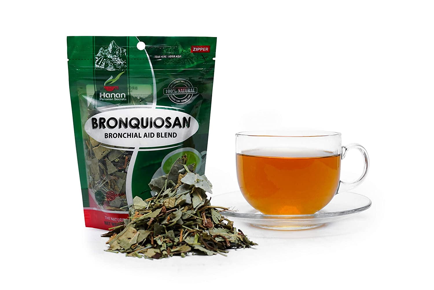 Hanan Peruvian Secrets Bronquiosan Herbal Tea | 100% Herbal Loose Leaf ...