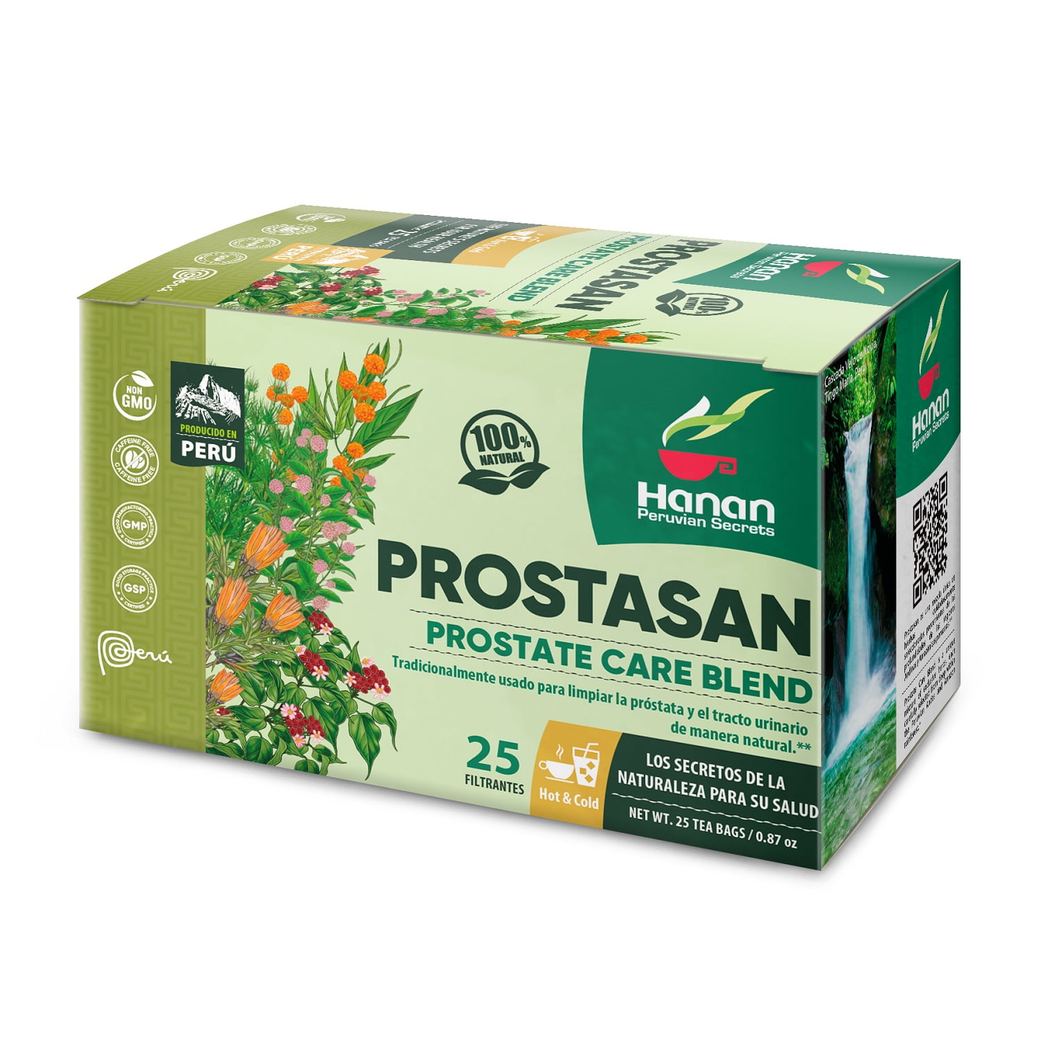 Hanan Peruvian Secrets Prostasan Herbal Tea | 100% Natural Prostate ...