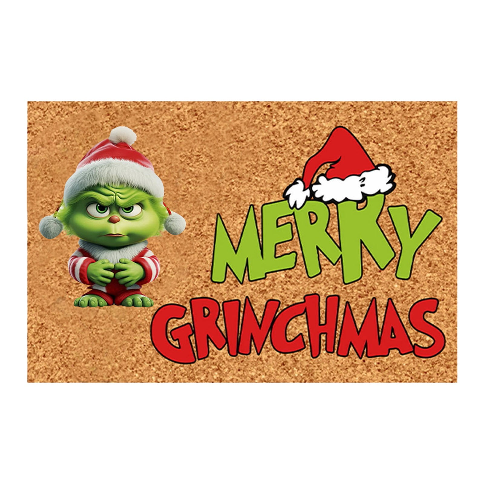 Lunuaoe Christmas Doormat Grinch Mat Christmas Carpet Cartoon Christmas ...