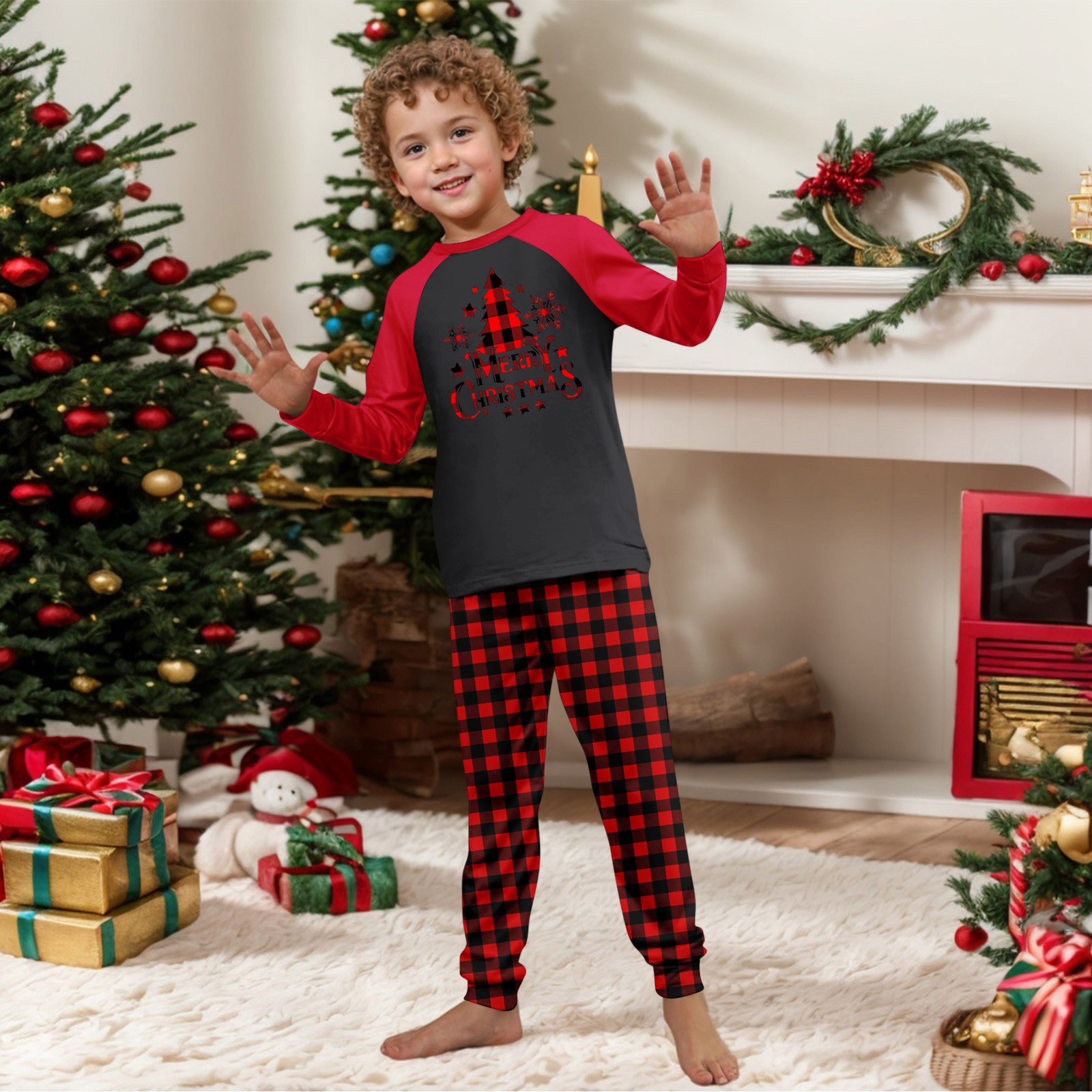 Hanas Christmas Family Pajamas 2024 Christmas Pajamas Matching Sets ...