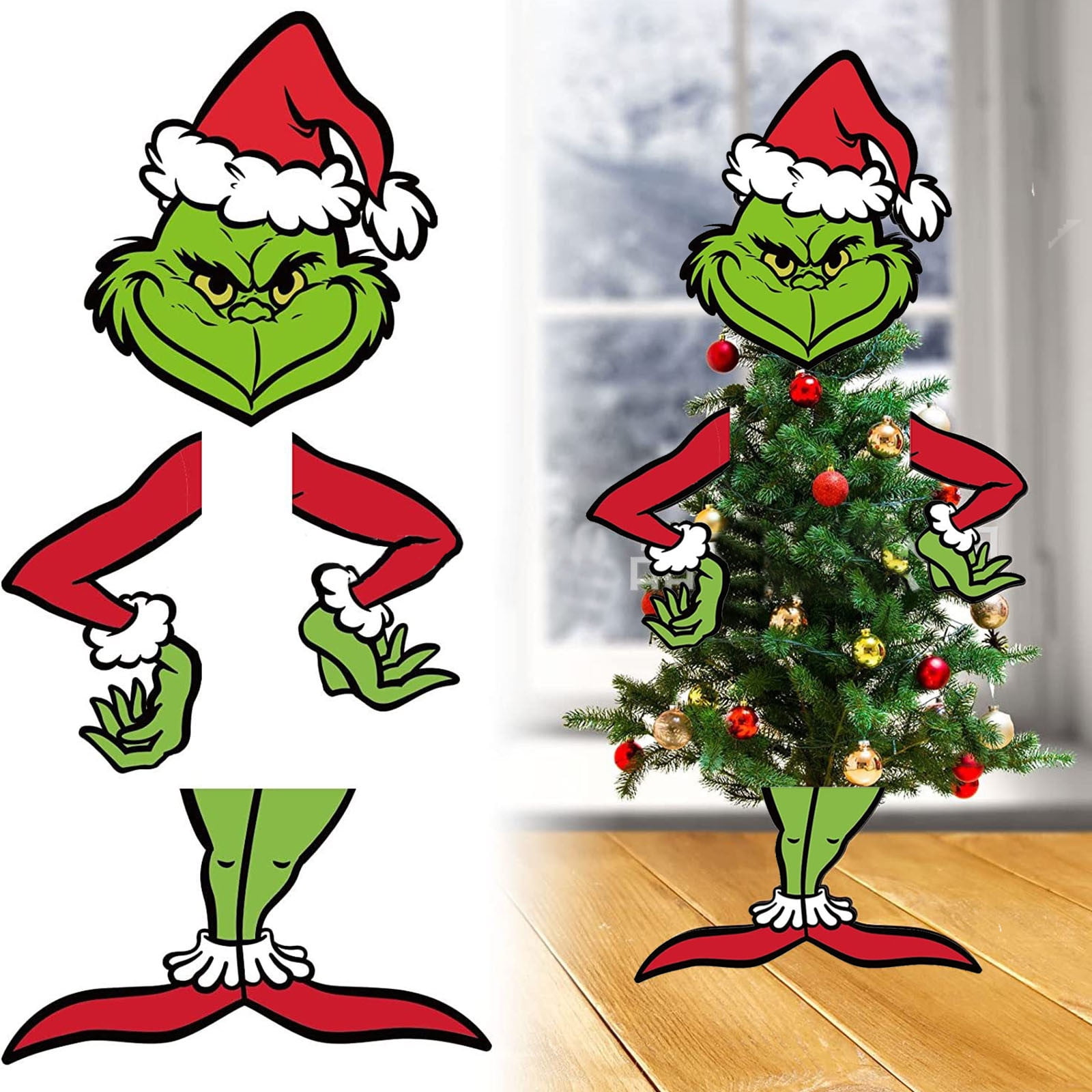 Grinch Christmas Decorations 2025 Grinchs Decor For Christmas Tree ...
