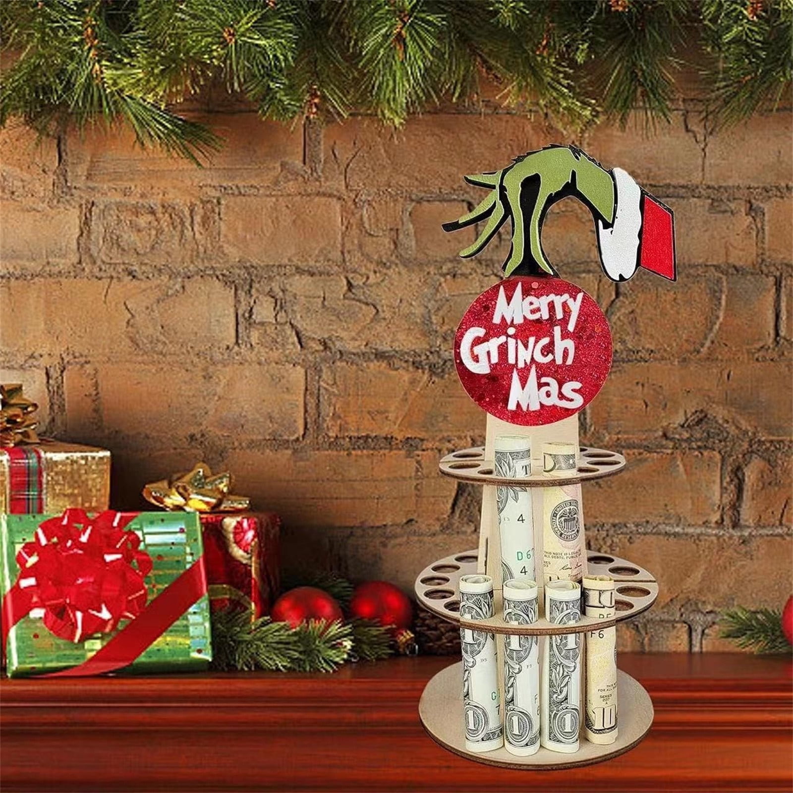 Hanas Grinch Christmas Decorations Grinch Cash Holders, Green Monsters ...