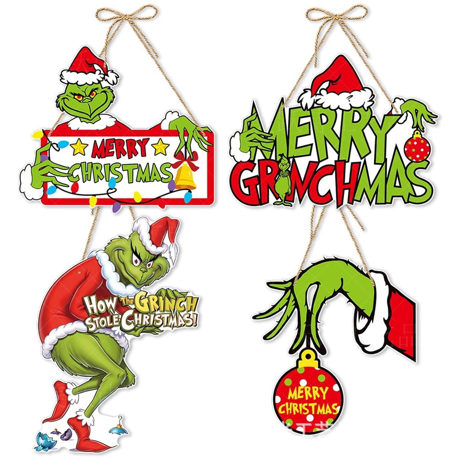 Lunuaoe Grinch Christmas Tree Grinch Tree Decorations Christmas Tree ...