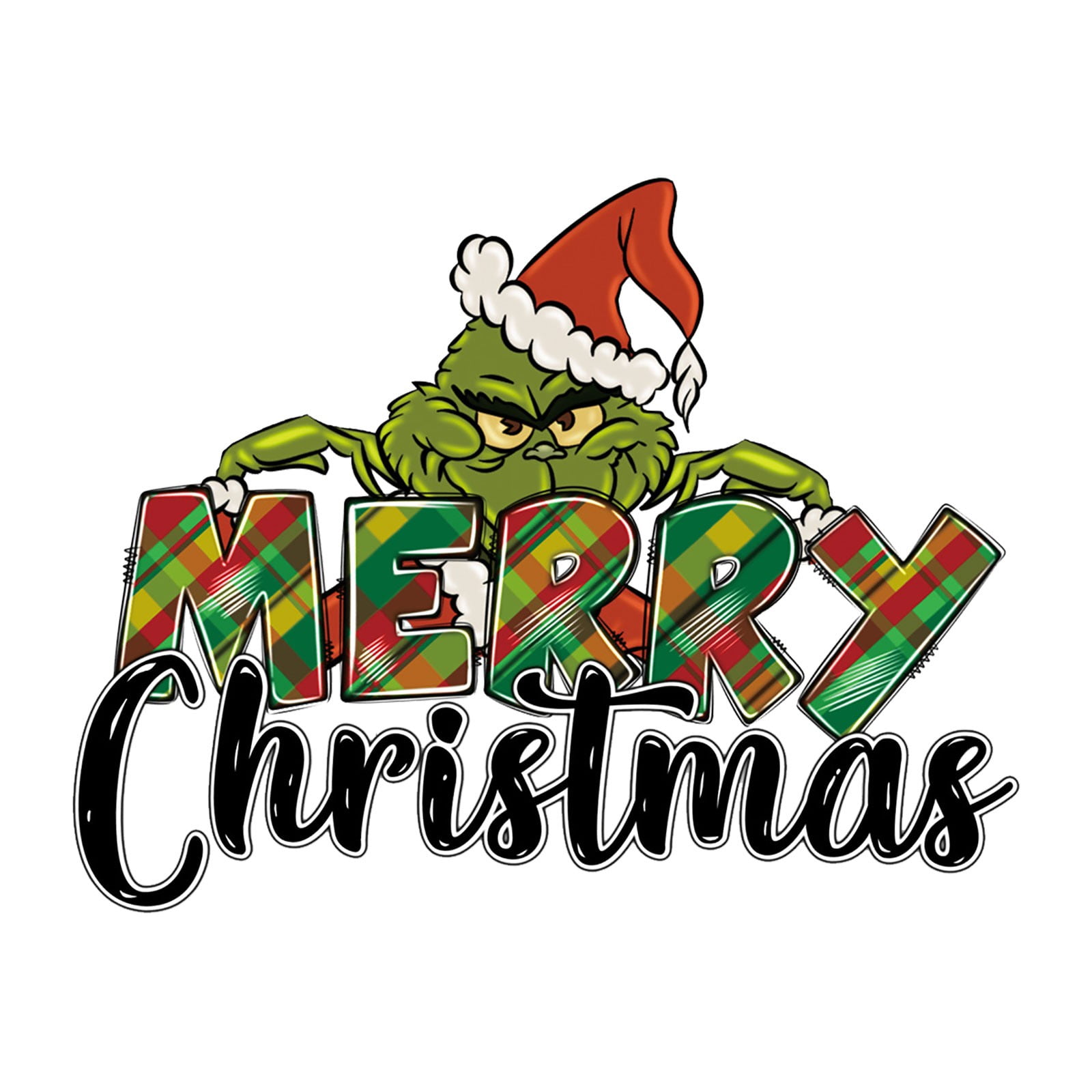 Hanas Grinch Decorations Christmas Iron On Transfer Heat Transfer ...