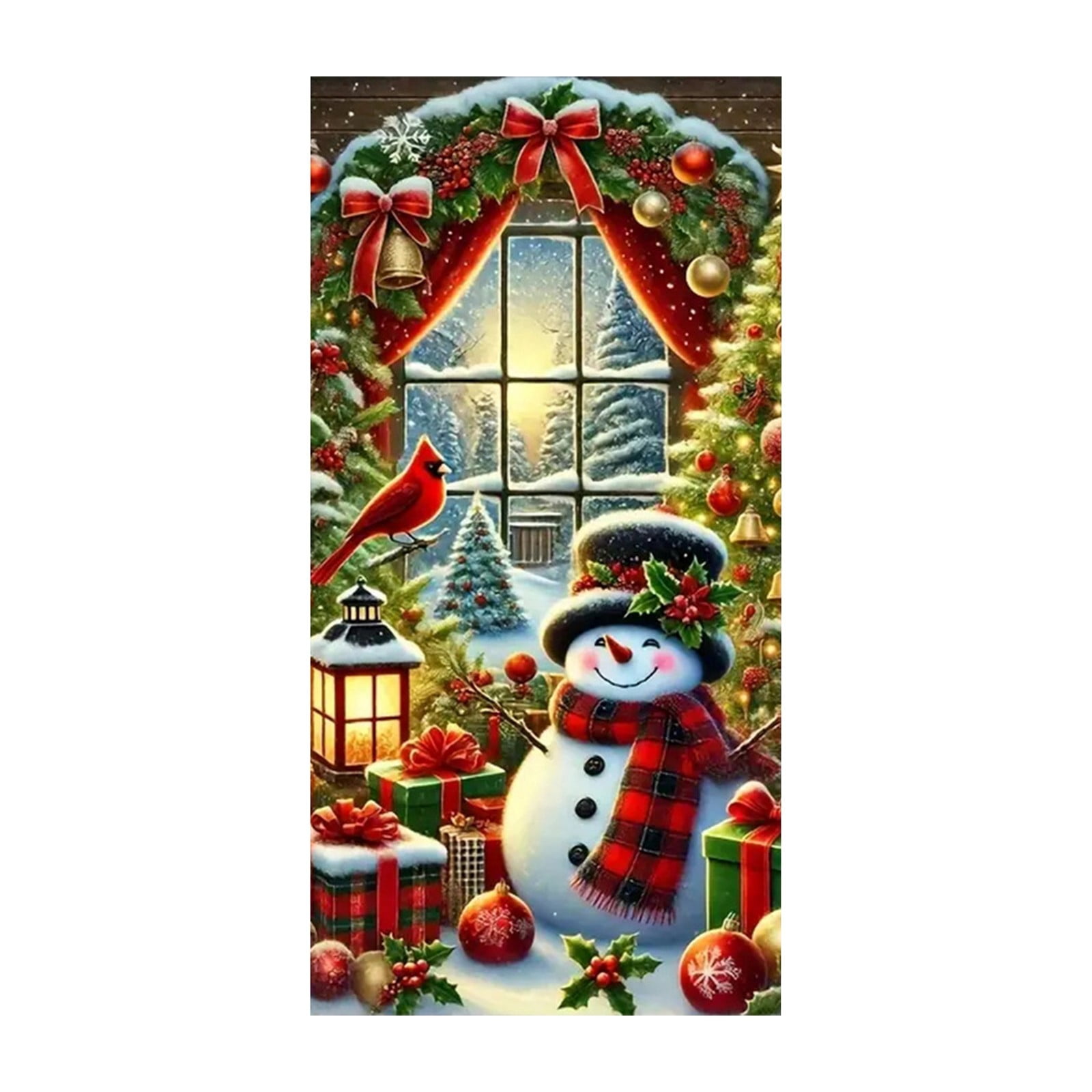 Hanas Grinch Decorations Christmas Portiere Christmas Door Curtain ...