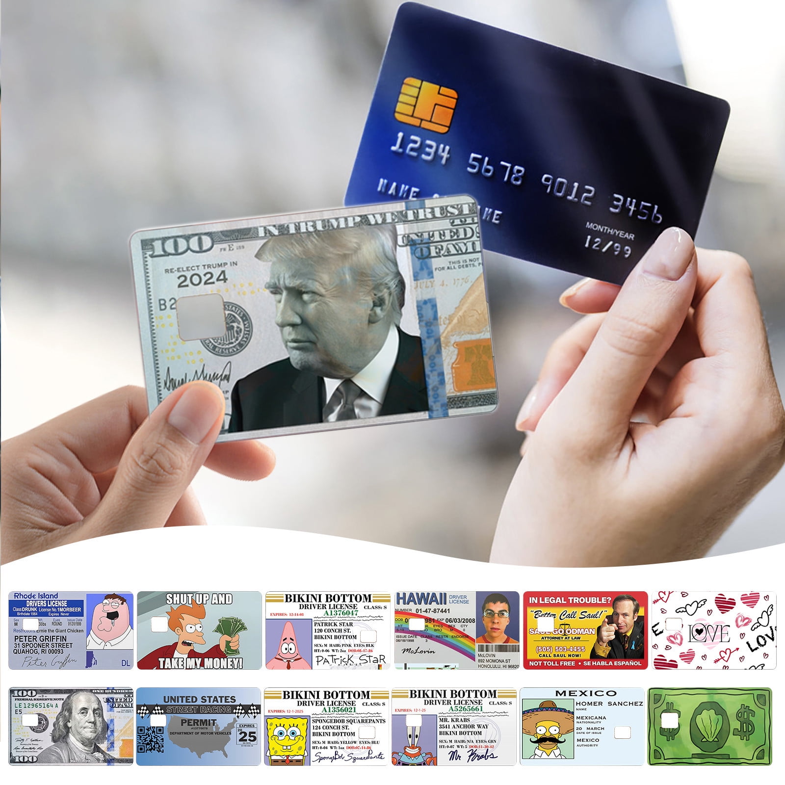 Hanas Trump 2024 Take American Great Trump Decorations Card Skin ...