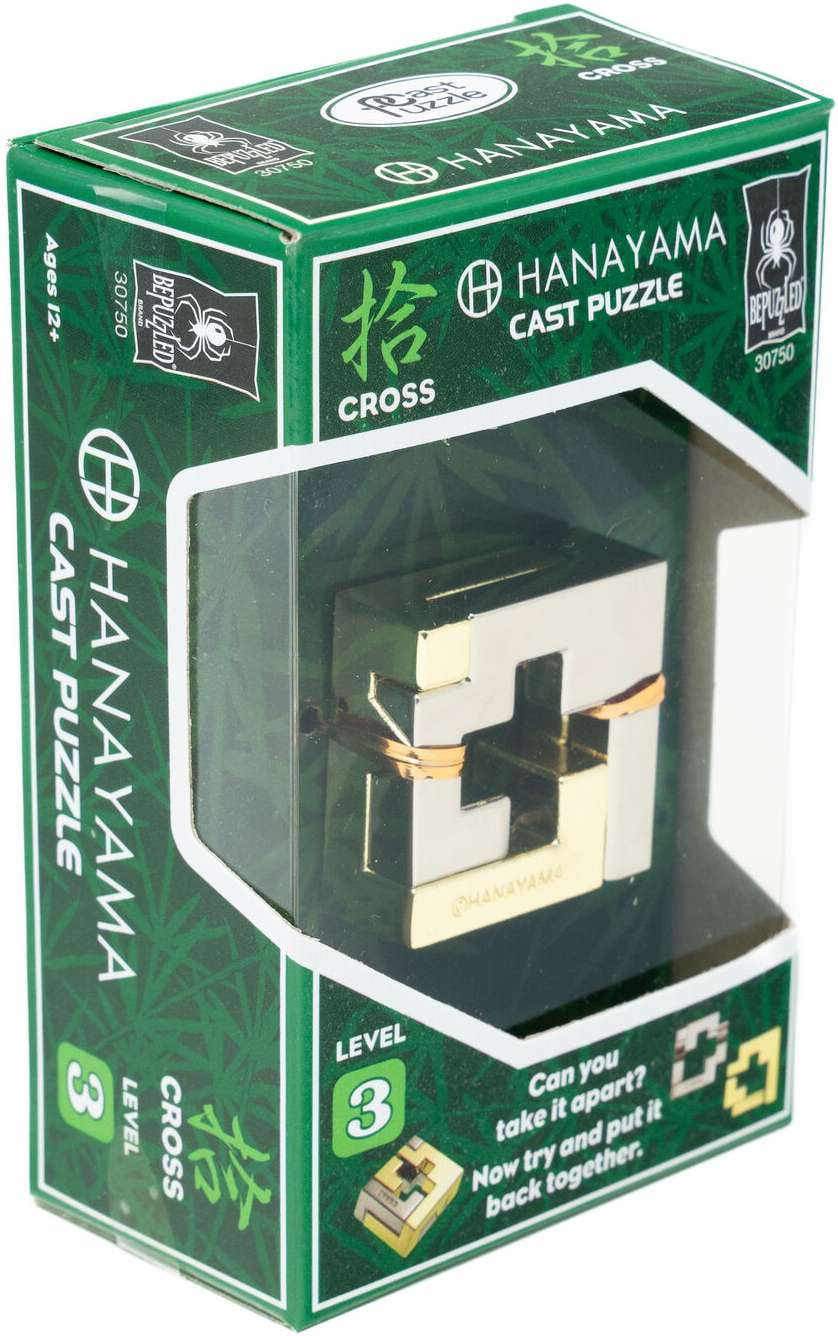 Hanayama Cross Level 3 Brain Teaser Puzzle - Walmart.com