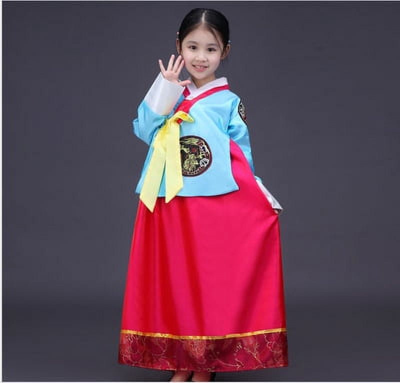 Hanbok Girls' Clothing Dance Clothing Ethnic Minority Performance ...