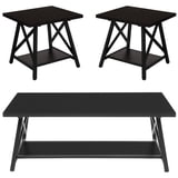 Hancock Park Collection Flash Furniture 3 Piece Coffee and End Table ...