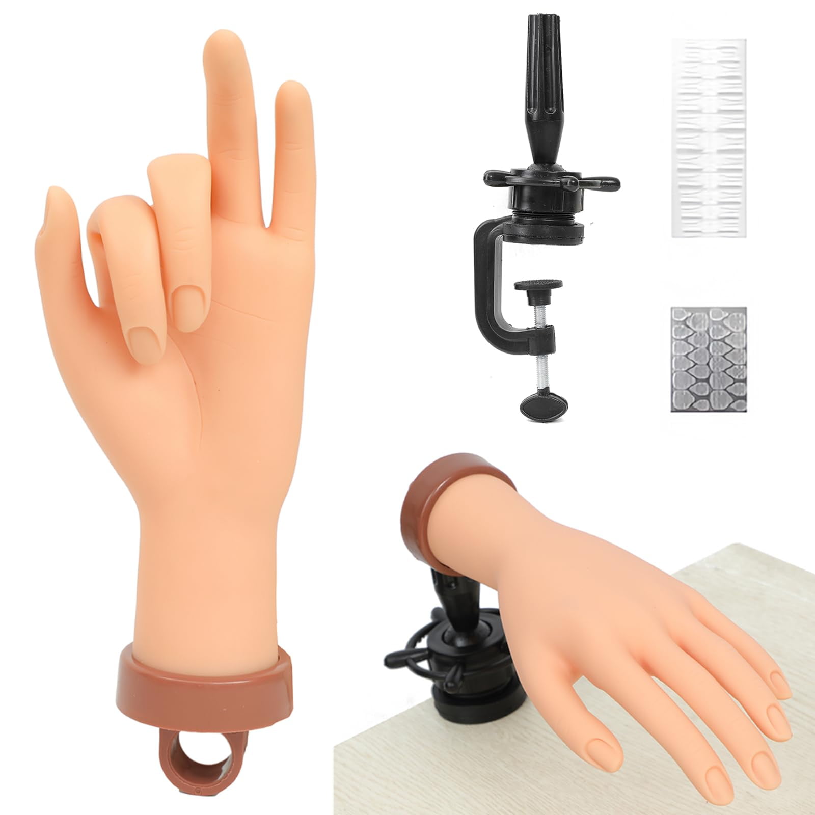 Hand for Acrylic TMA2 Nails Mannequin Hand for hand Training Kits Mano ...