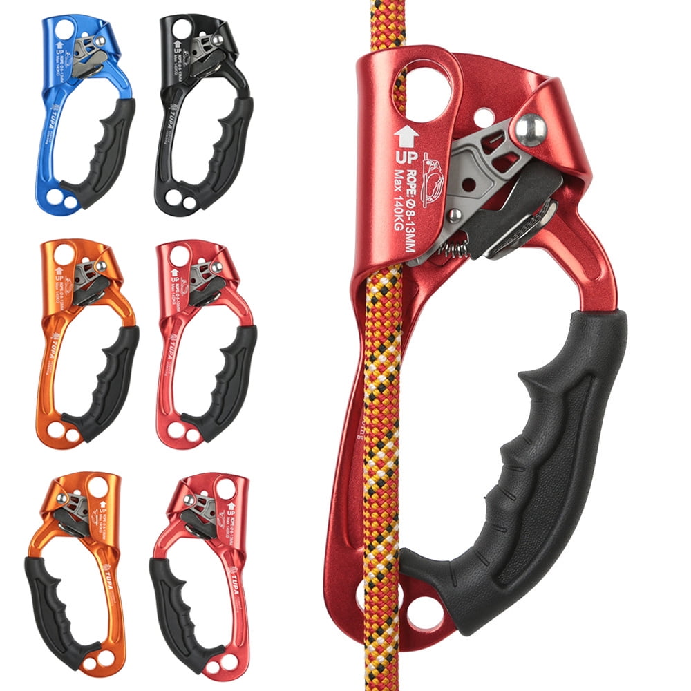 Hand Ascender Climbing Ascender 8-13mm Vertical Rope Access Climbing Rescue Caving for Rock ...