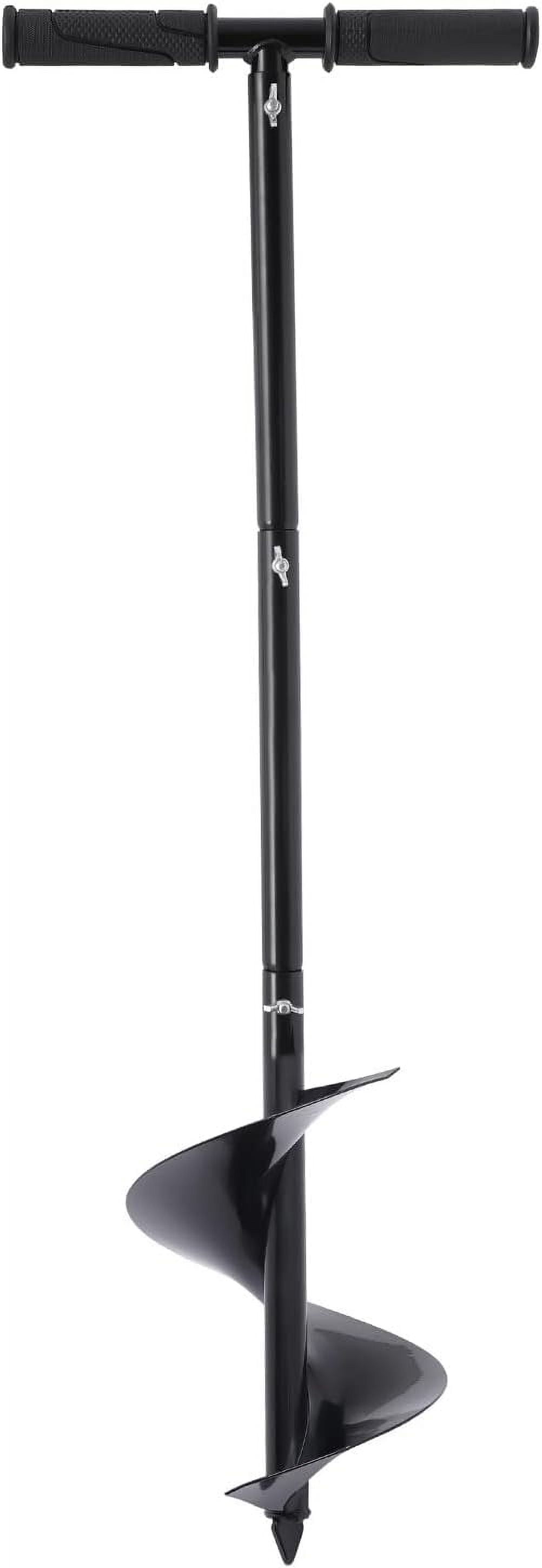 Hand Auger Post Hole Digger 7"X 33" Manual Earth Garden Auger Planter ...