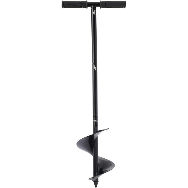 Hand Auger Post Hole Digger 7"X 33" Manual Earth Garden Auger Planter ...