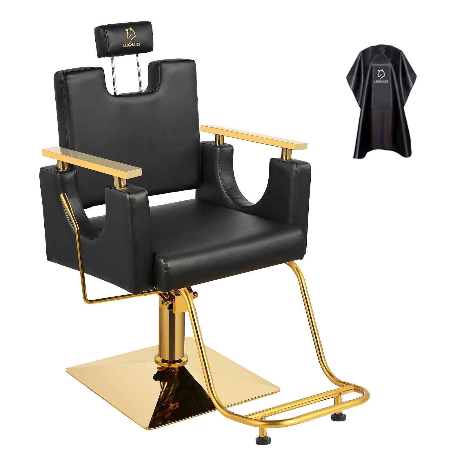 360 Degrees Adjustable Swivel Barber Chair with Heavy Duty Hydraulic ...