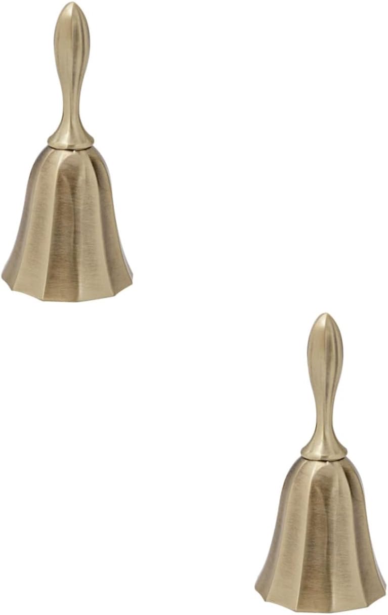 Hand Bell 2pcs Kitchen Dinner Call Bell Dinner Bell Restaurant Bell Bar ...