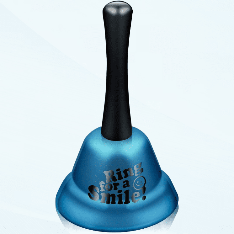 Hand Bell Loud Dinner Bell Service Bell 5.3 Inch Metal Call Bell Hand ...