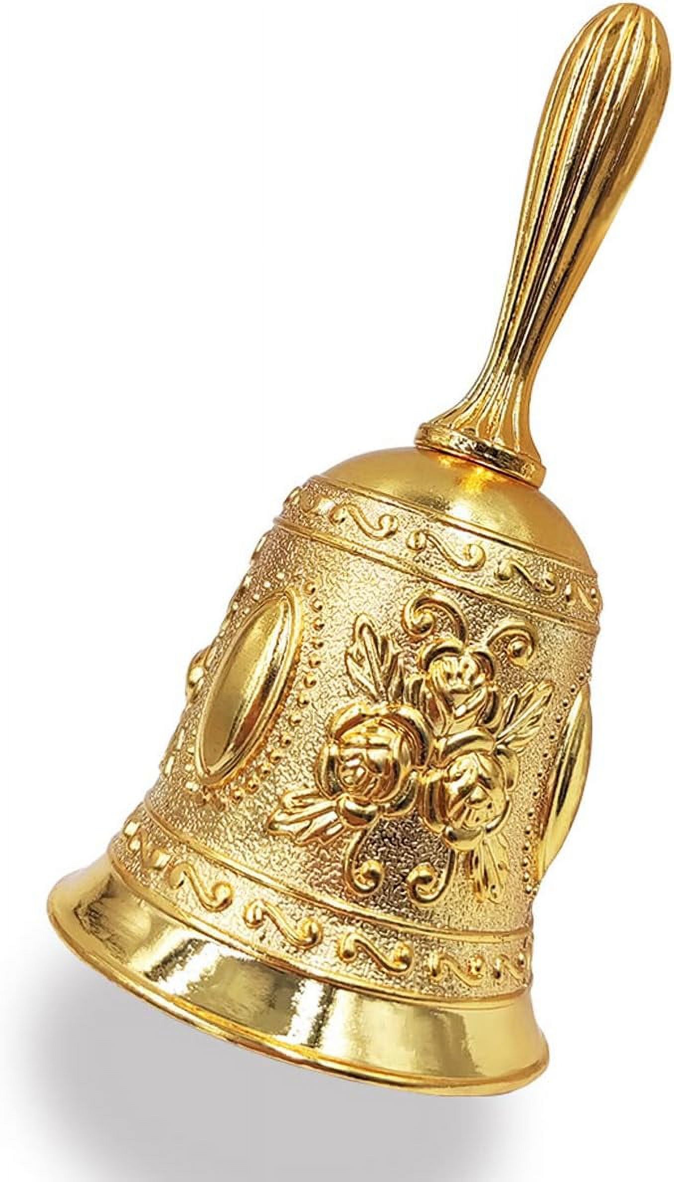 Hand Bell,Metal Dinner Bell Decorative Wedding Bells Service Bell Call ...