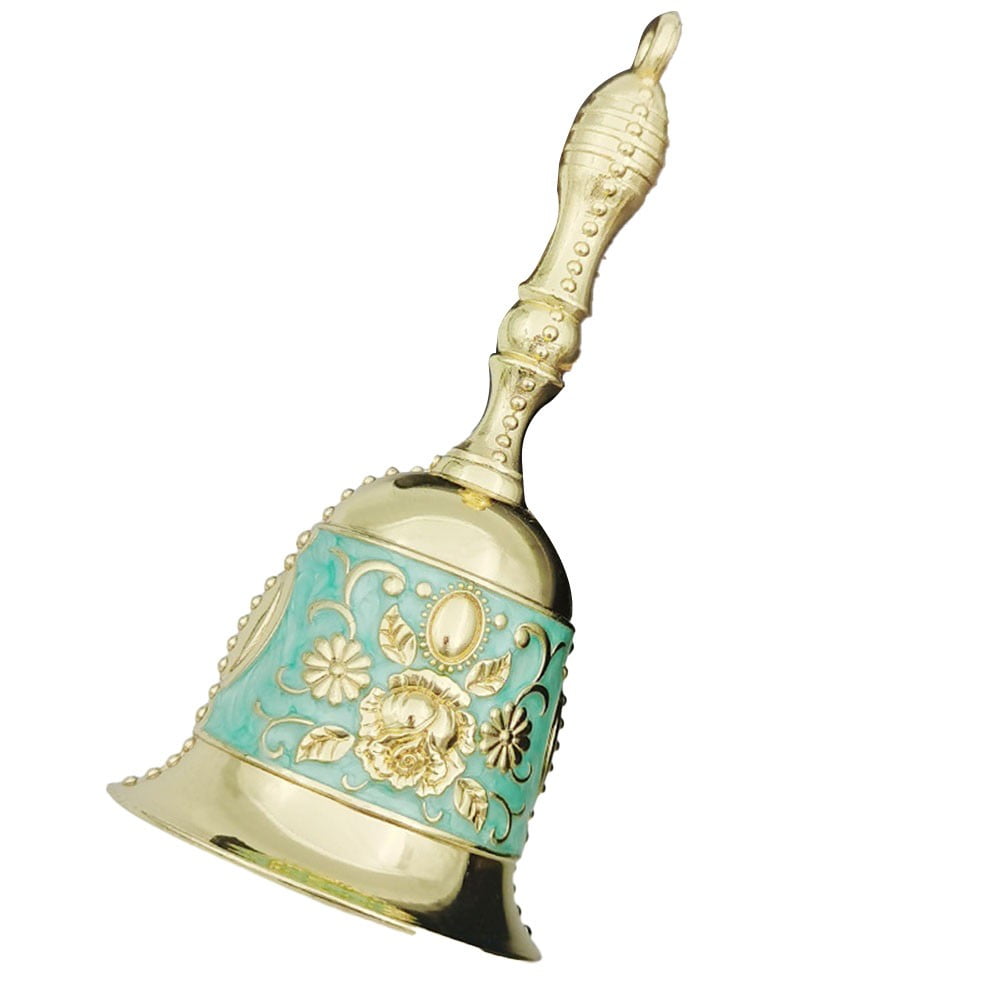 Hand Bells Hand Table Bell Metal Hand Bell Retro Hand-Cranked Bell ...