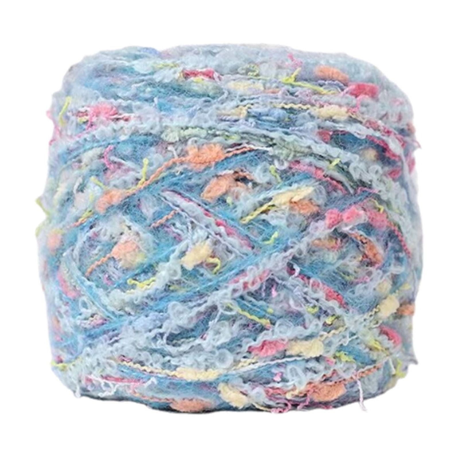 Hand Blended Art Yarn, Hand Spun Yarn, 100g Roll, Knitting Scarves Hats ...
