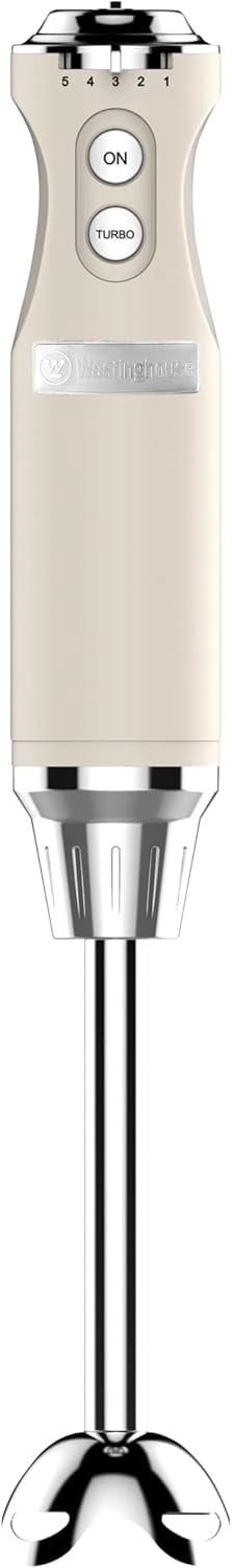 Hand Blender - 5-Speed Immersion Blender with Function, Stainless Steel ...