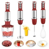 Hand Blender, 5-in-1 Immersion Hand Blender,12 Speed Turbo Mode Stick ...