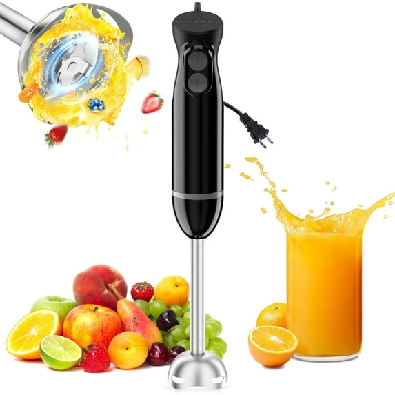 Hand Blender, Immersion Blender with 2 Mixing Speed, Electric Handheld ...