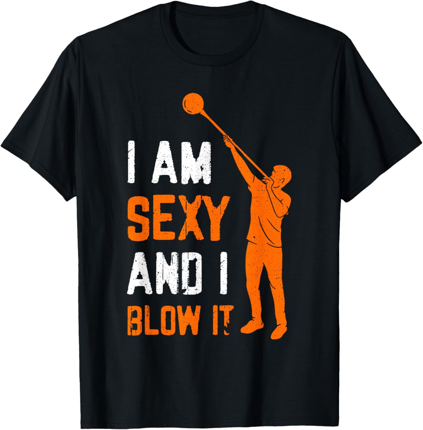 Hand Blown Glass Design for a Glass Blower T-Shirt - Walmart.com
