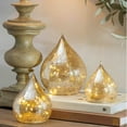 Hand-Blown Glass LED Glass Raindrops, set of 3 - Walmart.com