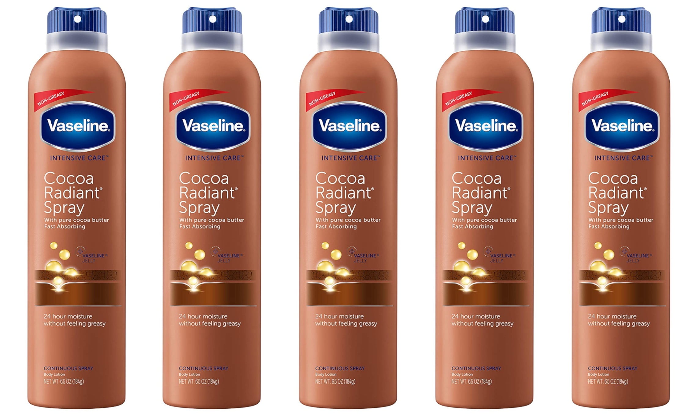 Hand & Body Lotion Spray Cocoa Radiant 6.5 oz, Pack of 5 - Walmart.com