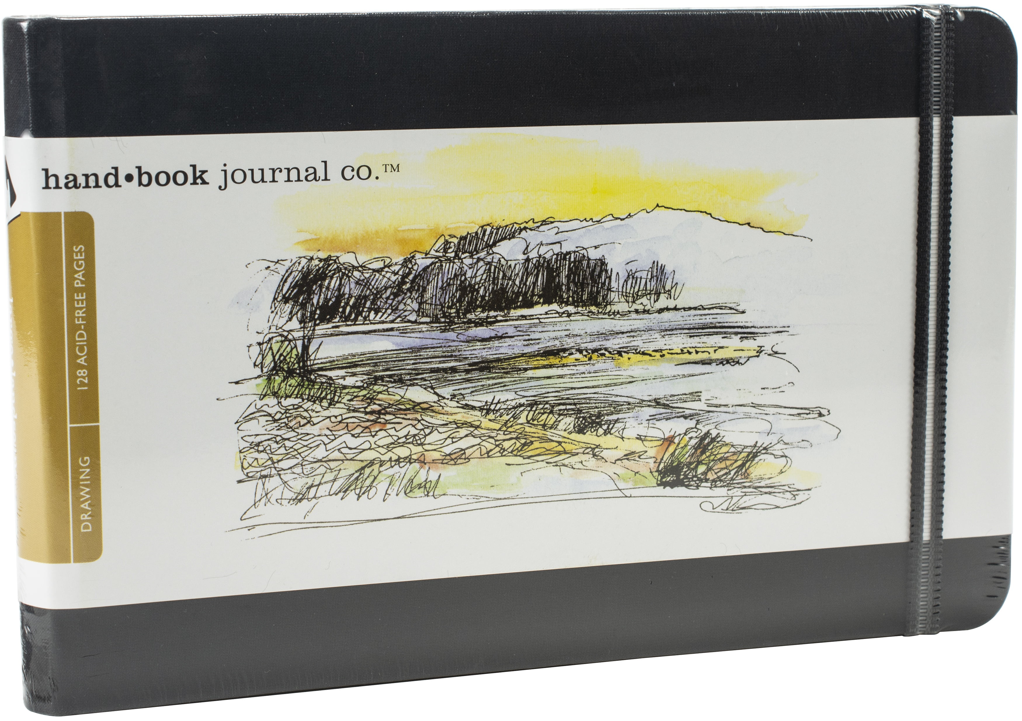 Hand Book Travelogue Drawing Journal 5.5"X8.25" 64 Sheets-Landscape ...