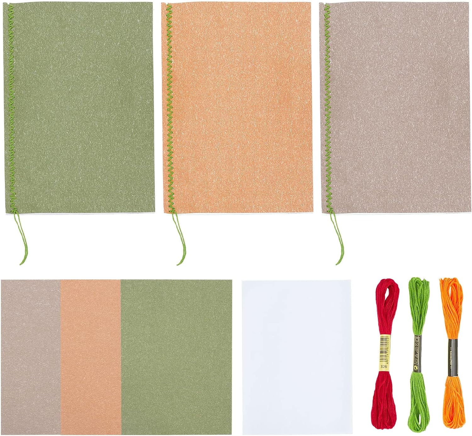 Hand Bookbinding Kits 3 Sets Stitch Bindingbooks Complete Bookbinding ...