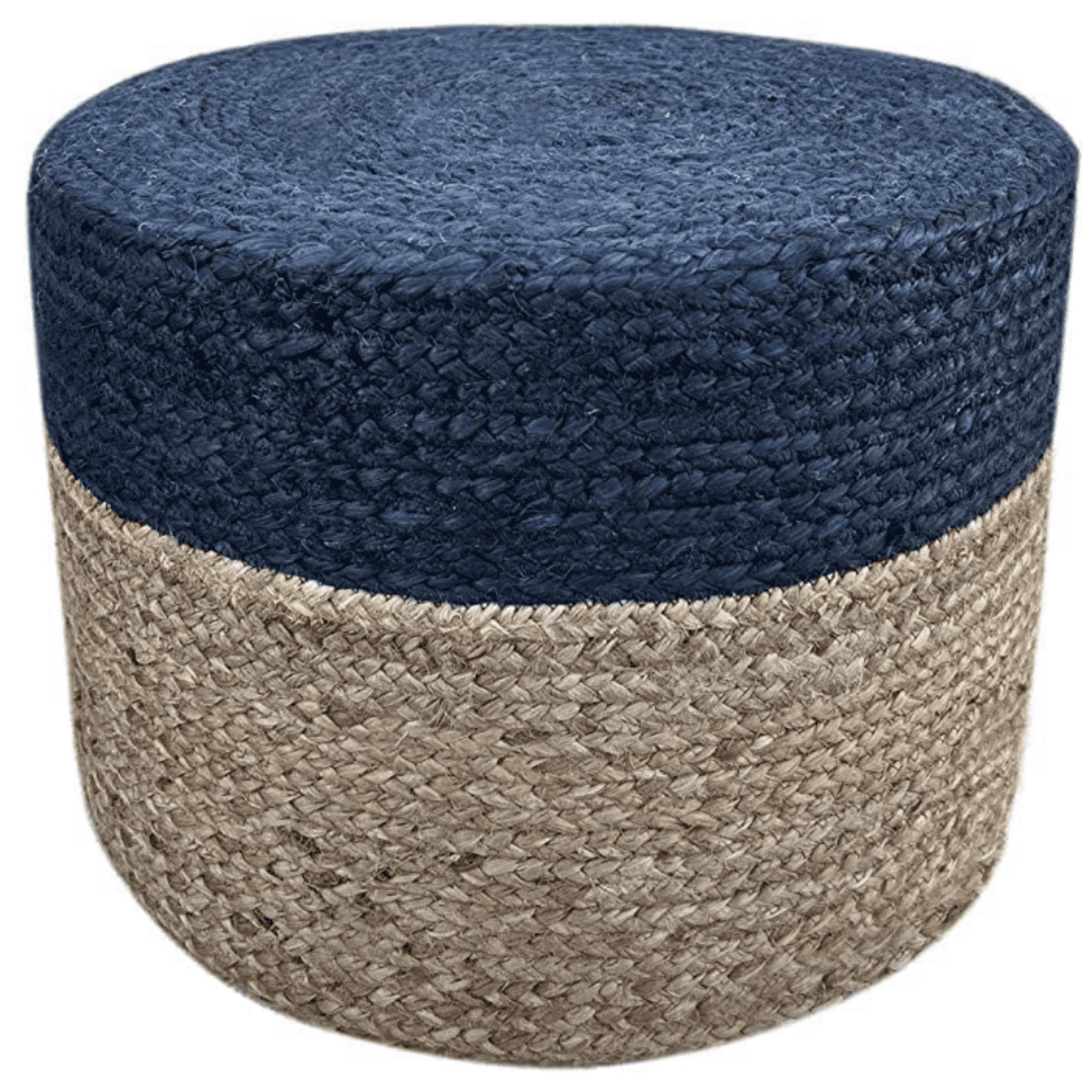 Hand Braided - Round Boho Pouffe - for Living Room, Bedroom, Nursery ...