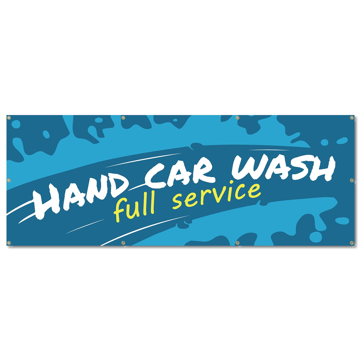 Hand Car Wash | 36" X 96" Banner | Outdoor Vinyl Sign With Grommets ...