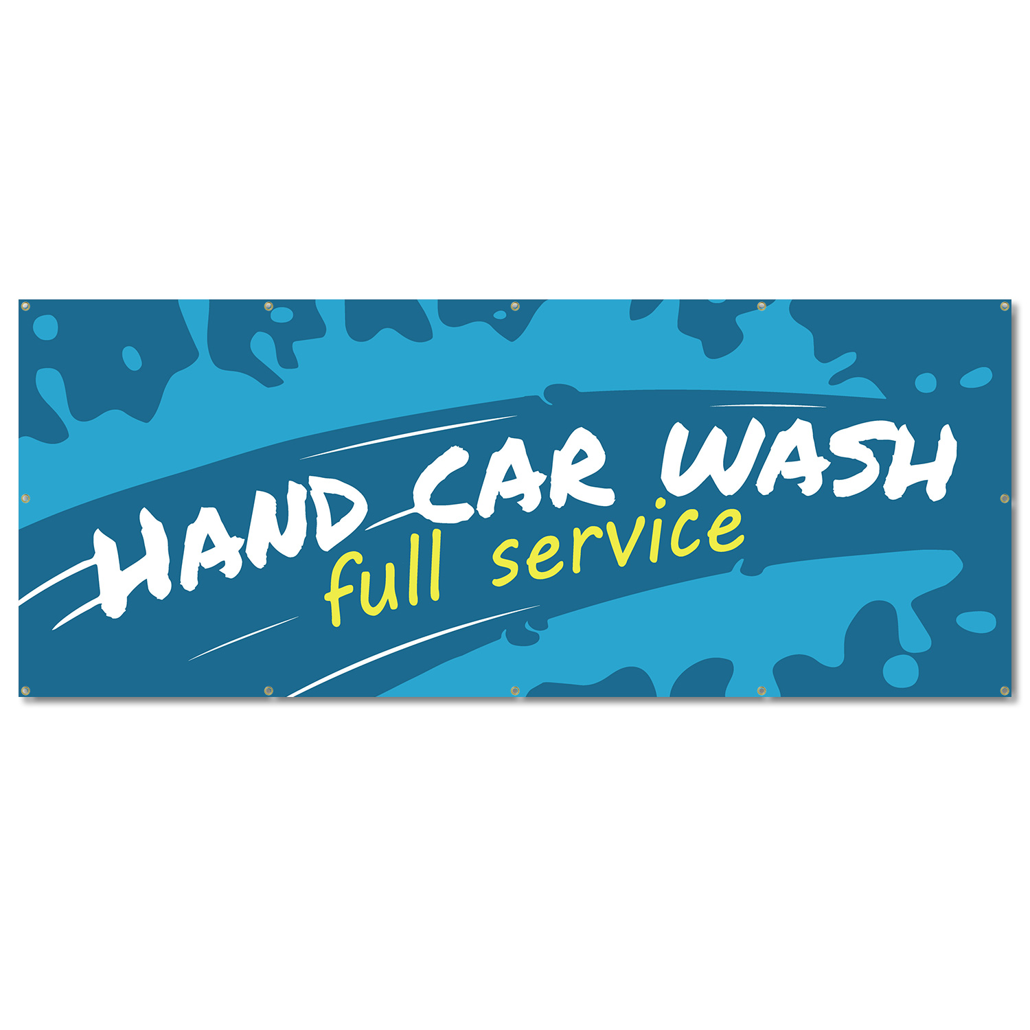 Hand Car Wash | 48" X 120" Banner | Outdoor Vinyl Sign With Grommets ...