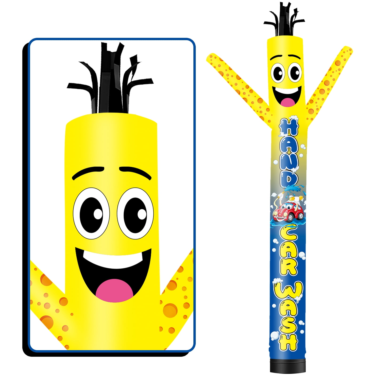 Hand Car Wash Inflatable Tube Man Wacky Wavy Dancing Guy for Outdoor ...