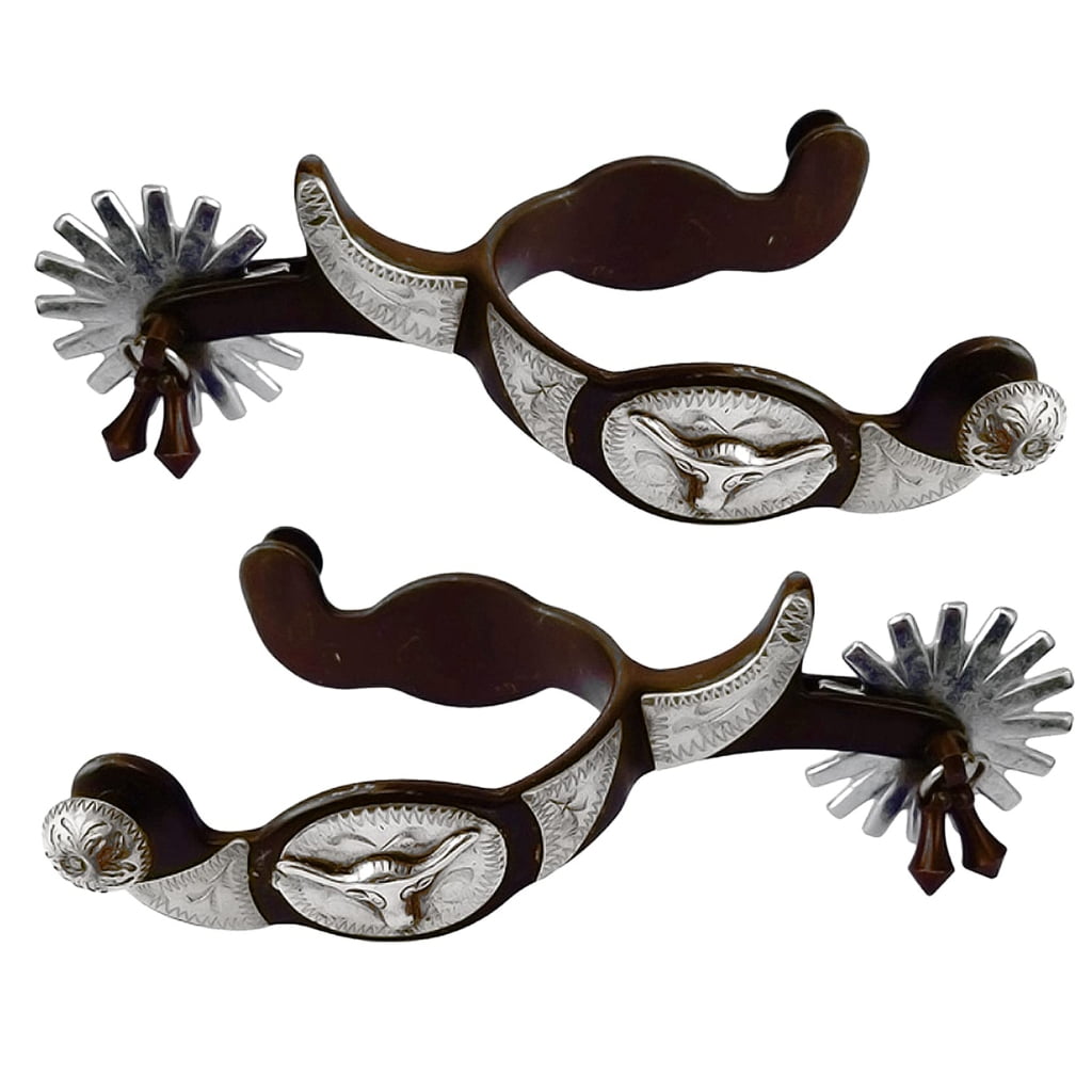 Hand Carved Horse Spur Replacement Metal Western Cowboy Spur Mens ...