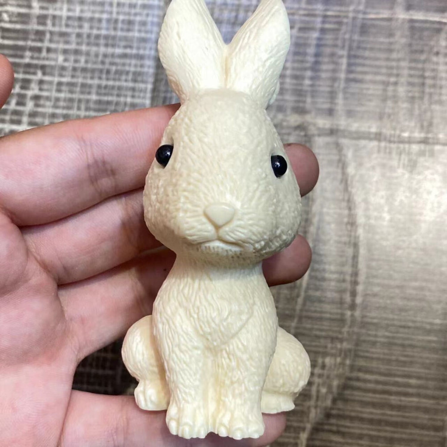 Hand-Carved Tagua Nut Rabbit Sculpture Natural Eco-Friendly Spiritual ...