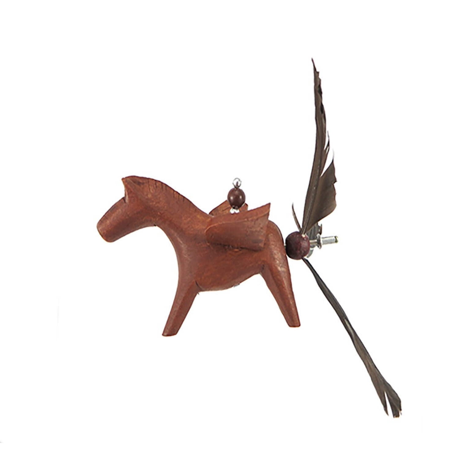 Hand Carved Wooden Animal Hanging Wind Spinners - Walmart.com