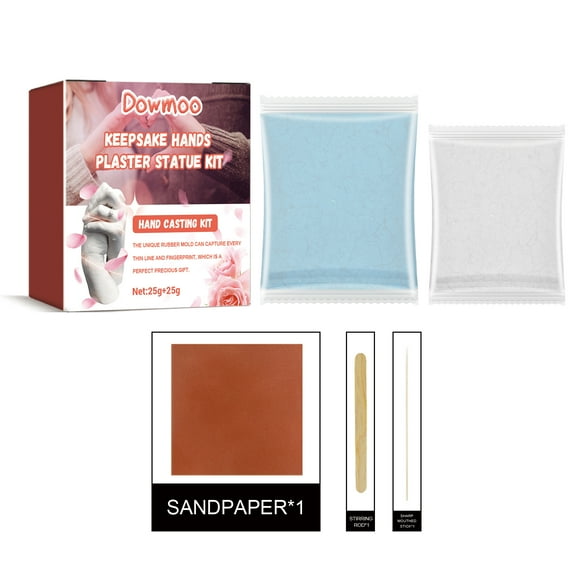 Hand Casting Kit, Three-Dimensional Hand Model Plaster Clone Model ...