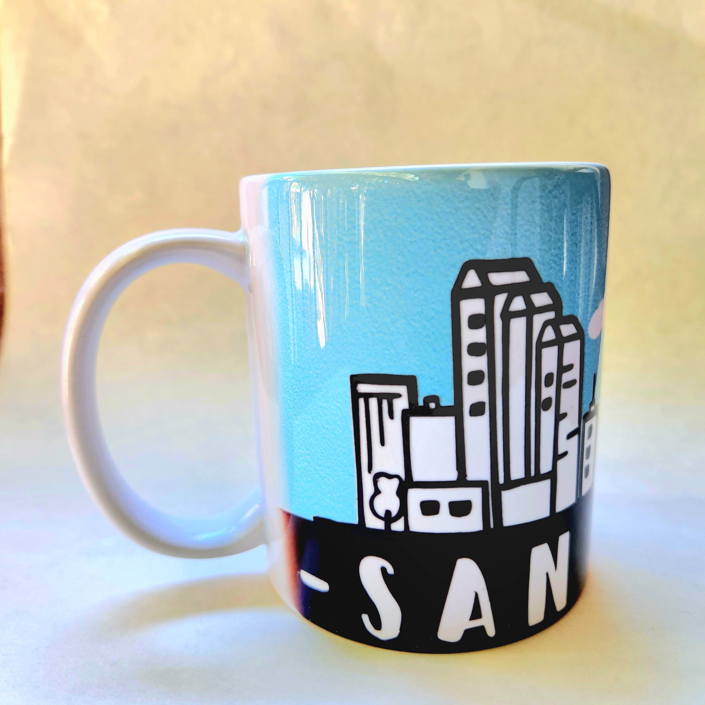 Hand Crafted Design of San Antonio beautiful iconic skyline Souvenir ...