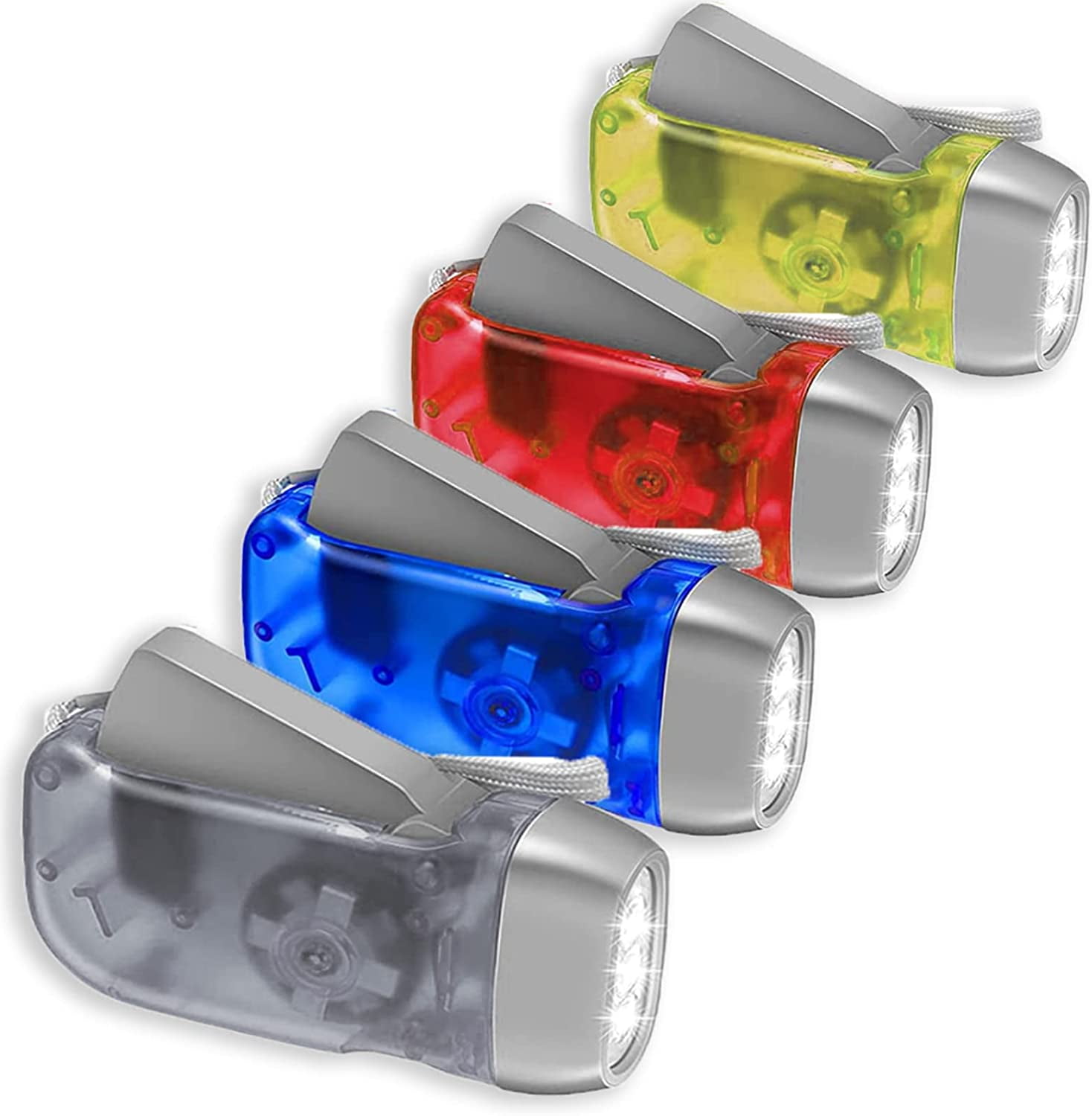 Hand Crank Flashlight for Emergency Crank Flashlights Powerful ...