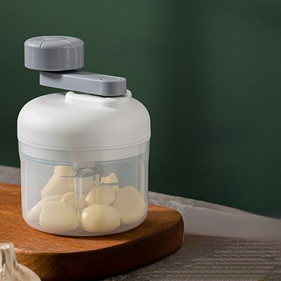 Hand Crank Food Processor, Mini Garlic Chopper and Vegetable Chopper ...