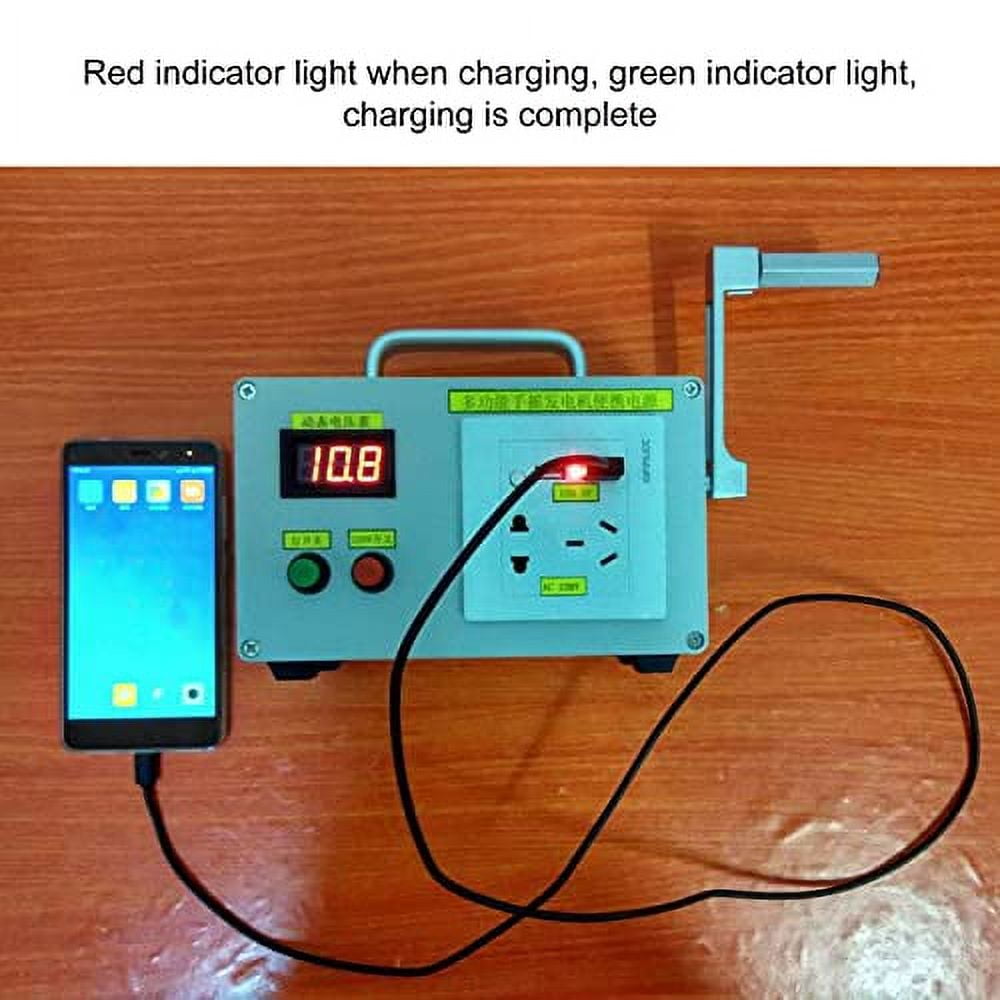 Hand Crank Generator, 20W Hand Crank Power Generator Portable Manual ...