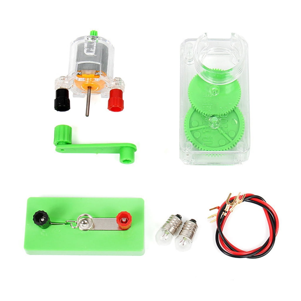 Hand Crank Generator Motors Set Hand Generator Motor Assemble Kits with ...