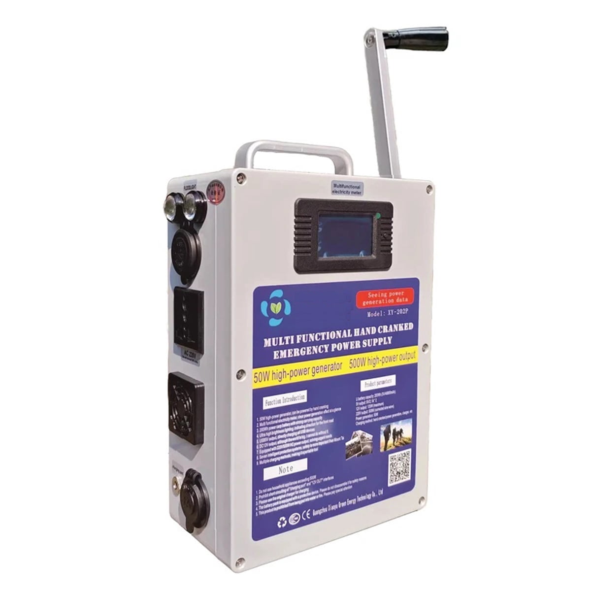 Hand Crank Generator Portable Outdoor Emergency Power Supply Mobile ...
