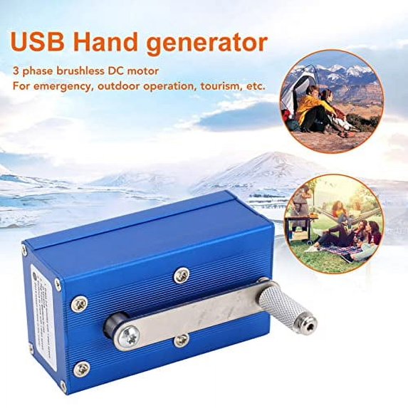 Hand Crank Generator Super Capacitor Portable Mechanical Emergency ...